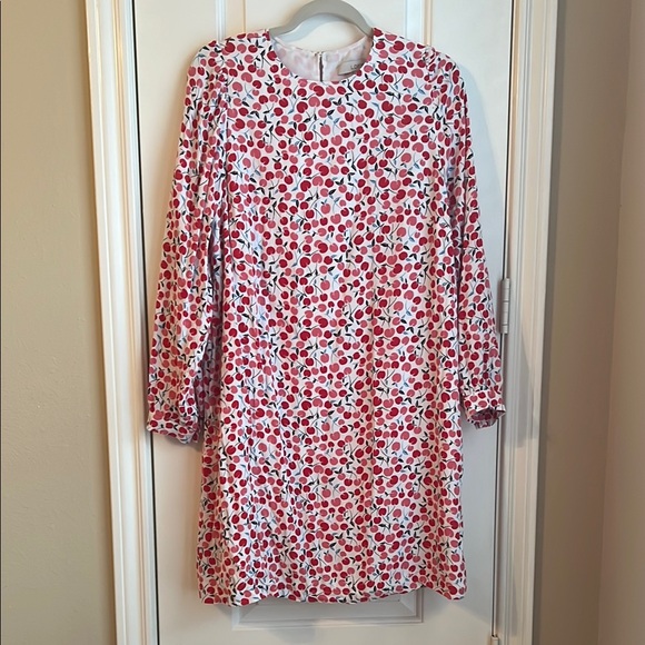 LOFT | Dresses | Loft Red And White Cherry Shift Dress | Poshmark